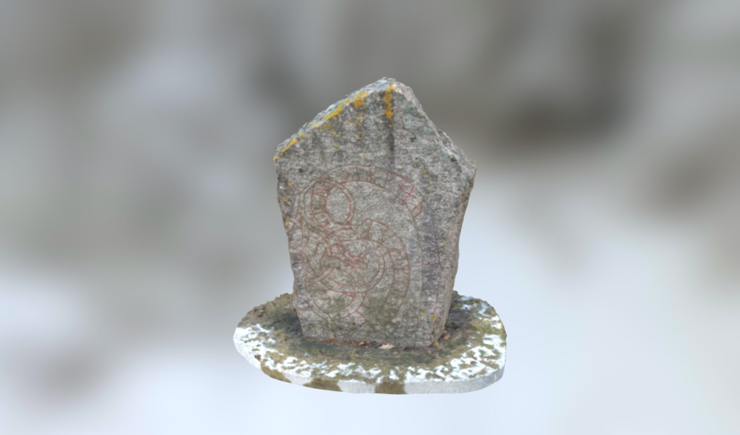 Runestone "U 934" - 3D model by linfredriksson [51f6782] - Sketchfab