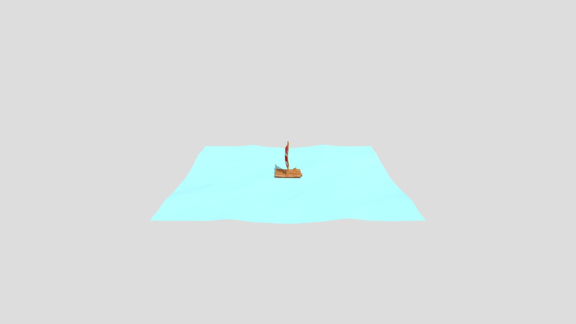 Low Poly Raft - 3D model by 3dzavr [51fb6e4] - Sketchfab