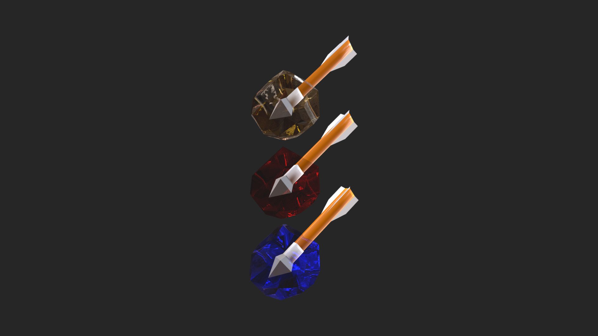 Elemental Arrows (Ocarina of Time) - 3D model by Sanse (@S4nse ...