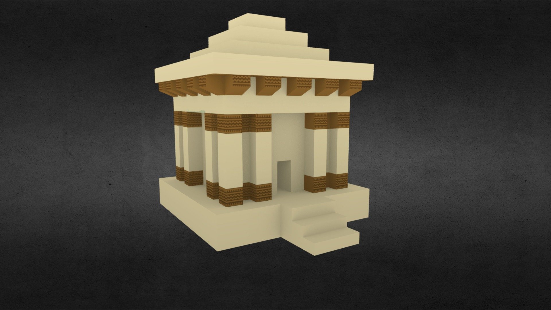 Egypt Building - 3D model by ĐạiNB (@baodai) [51fd1f4] - Sketchfab