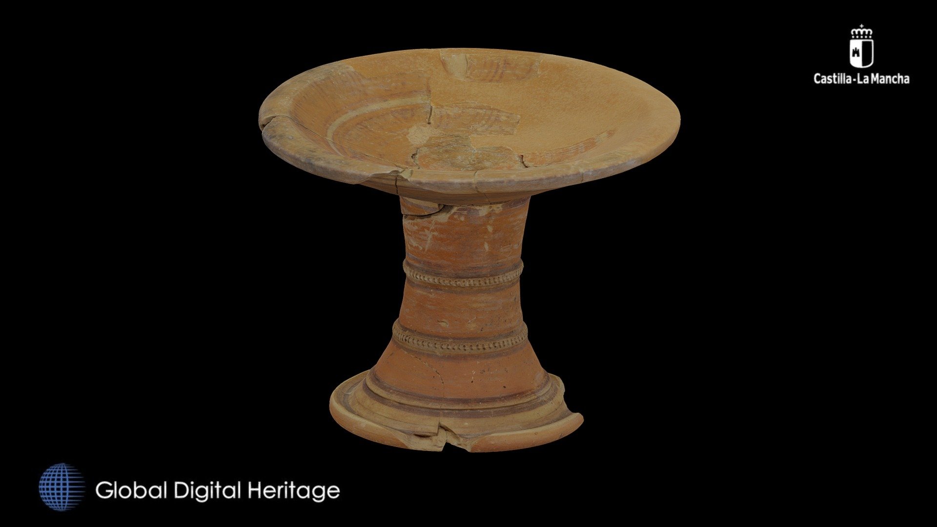 Iberian high foot plate, Cerro de las Cabezas - Download Free 3D model ...