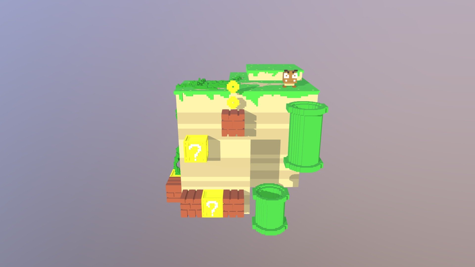 Mario Scene - 3D model by Nancy.Rojas [51ff7b5] - Sketchfab