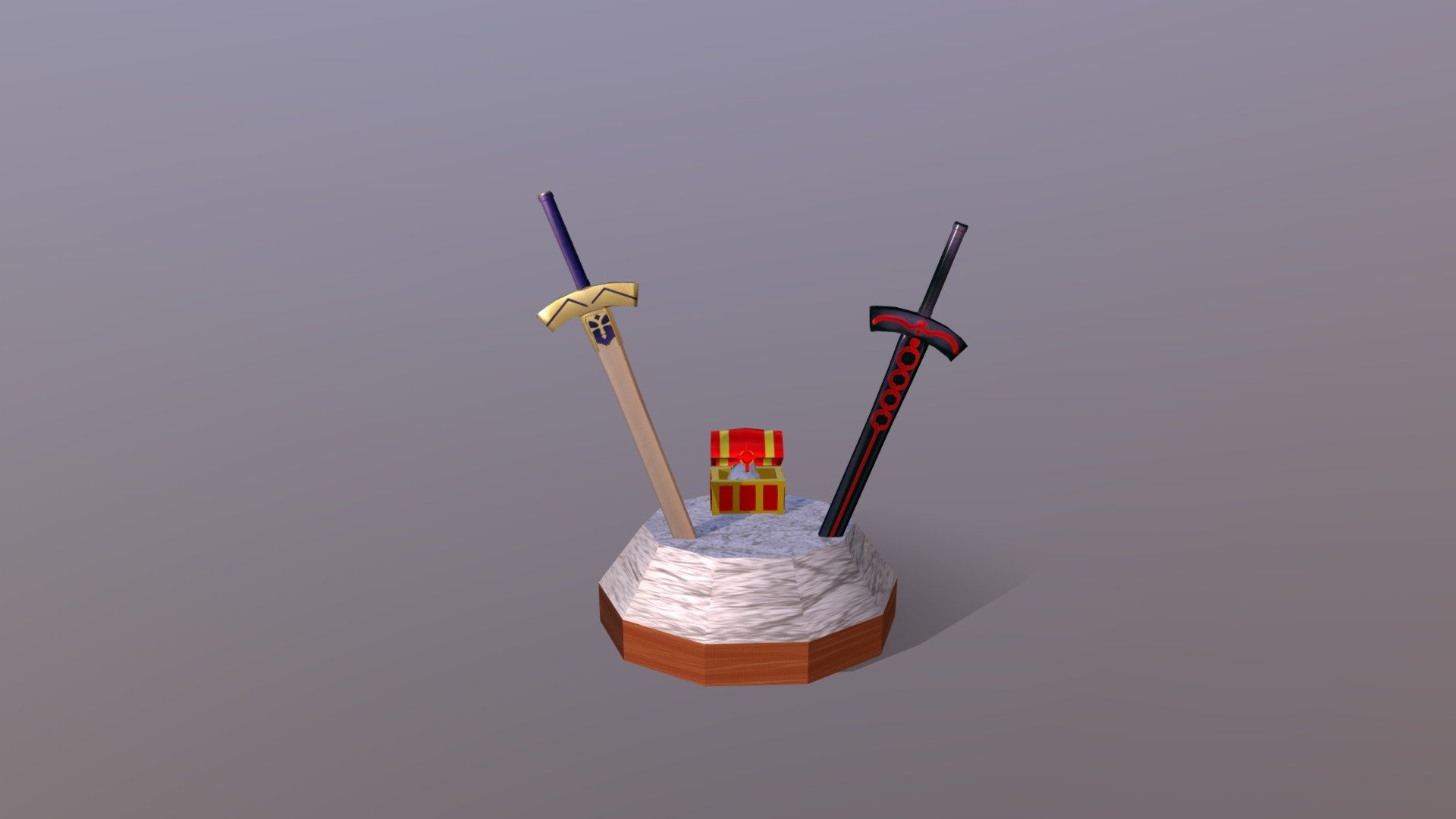 Assignment 1 Sword,Chest and Bottle - 3D model by Broddie98 [5200947 ...