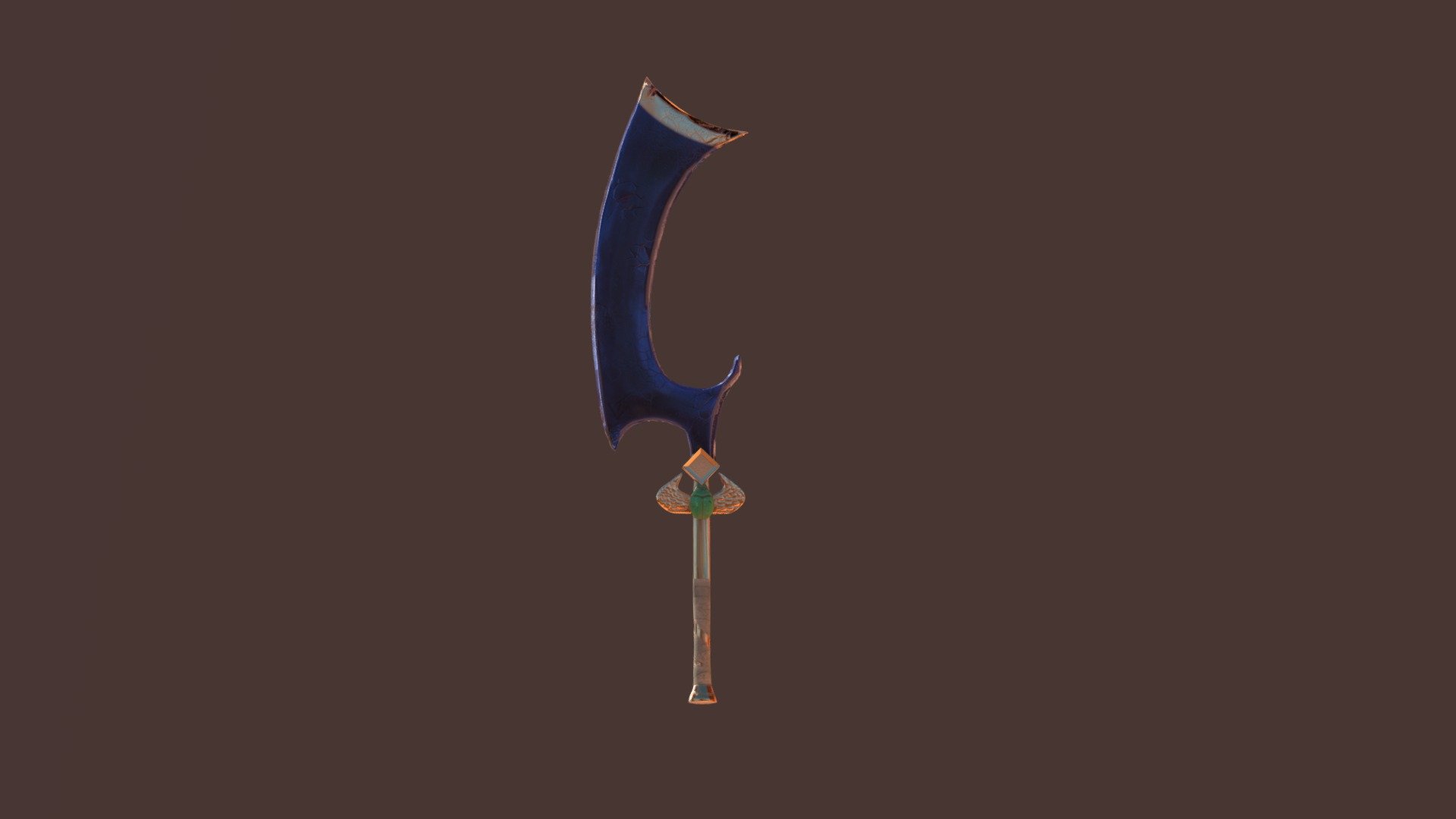 Ancient Egyptian Kopesh Blade - 3D model by brinpro [5205985] - Sketchfab