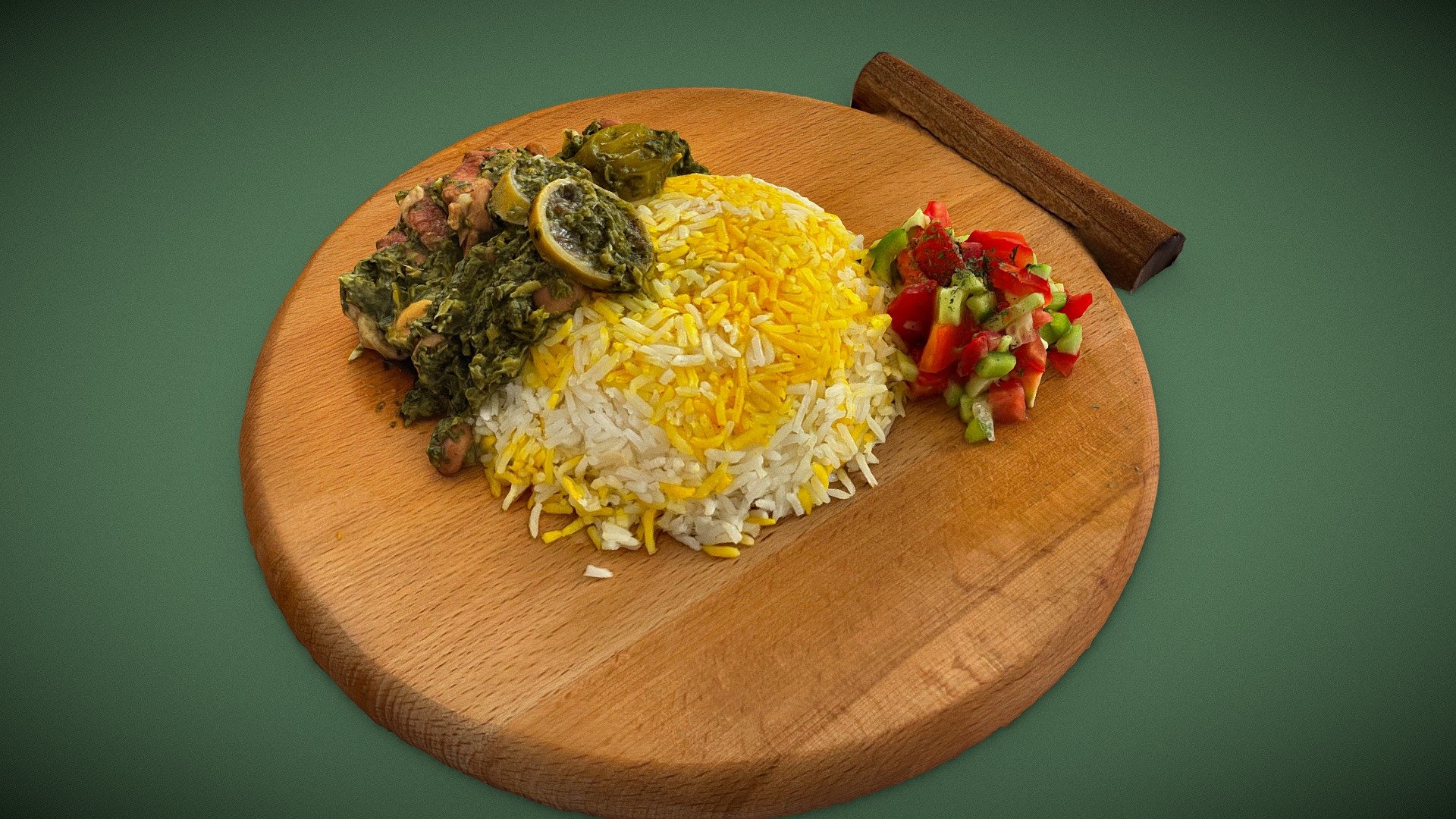 Khoresh-e Ghormeh Sabzi - Buy Royalty Free 3D model by mtaesiri ...