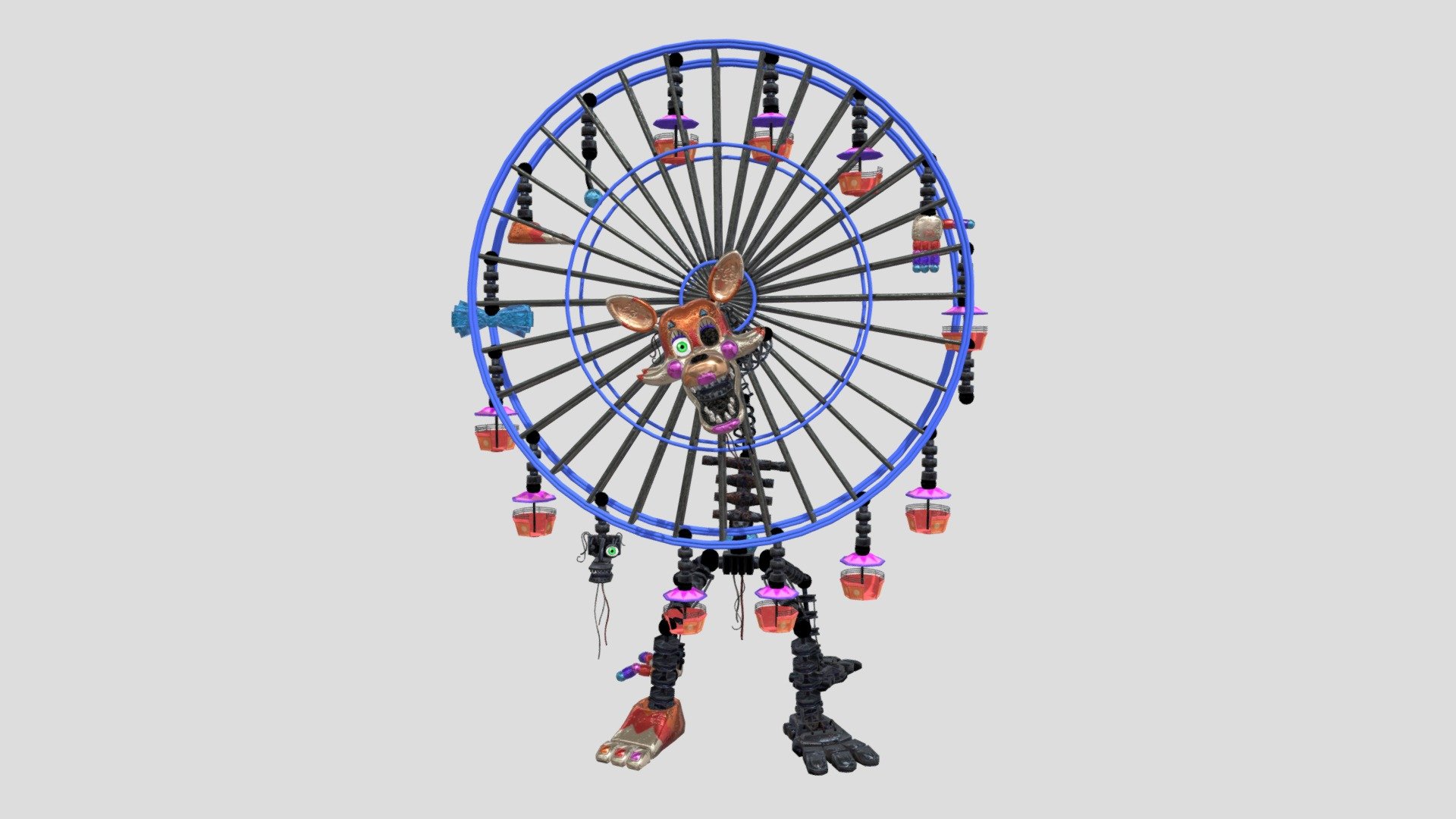 Ferris Mangle - Download Free 3D model by skylajade69 [52075b8] - Sketchfab
