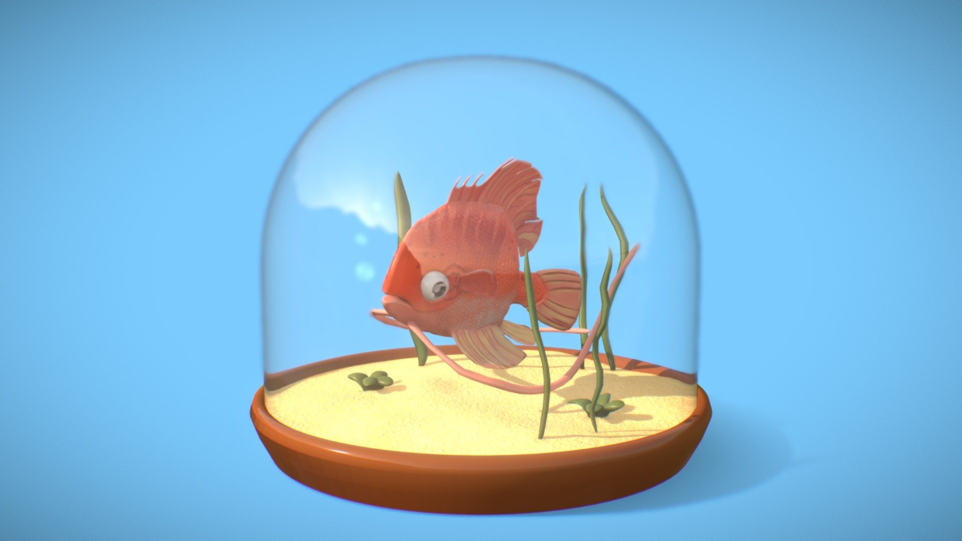 Stylized Fish Diorama - 3D model by JamesPStevens [5208717] - Sketchfab