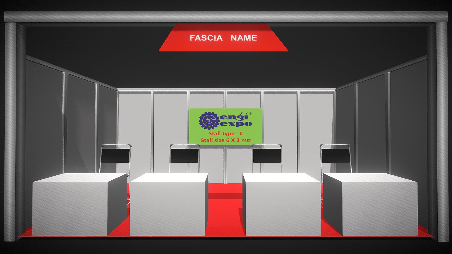 Engie Expo Stall type C 6x3 - 3D model by AR World (@ARworld) [520c506 ...