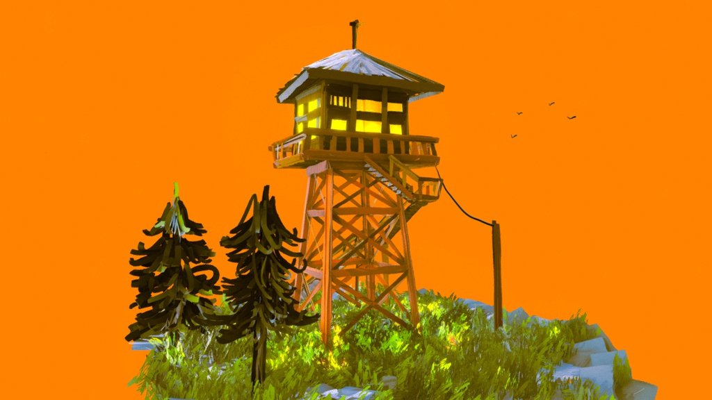 Firewatch - Download Free 3D model by jdinutella [520ebed] - Sketchfab