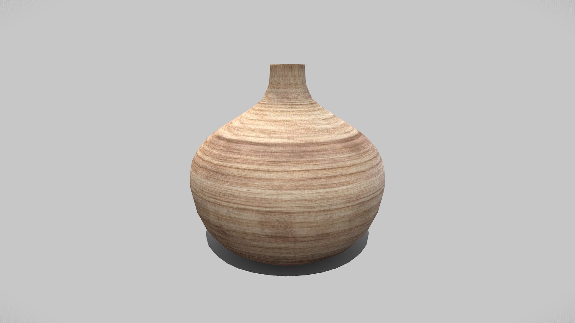 Wooden Shelf Decor Vase - Buy Royalty Free 3D model by 3dia [520eff7 ...