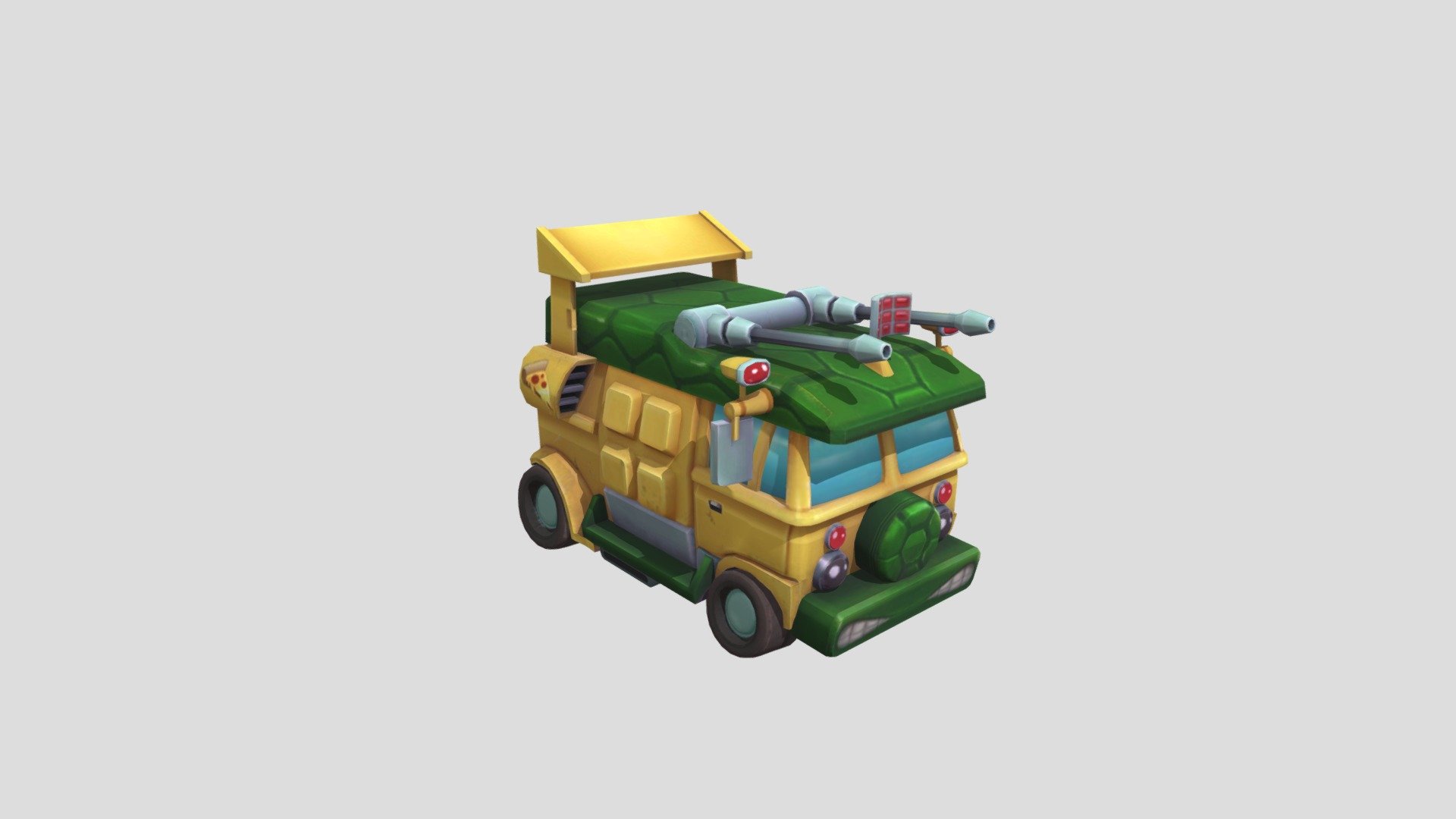 TMNT Turtle Van - Download Free 3D model by Tigerar1 (@allanromanreyes ...