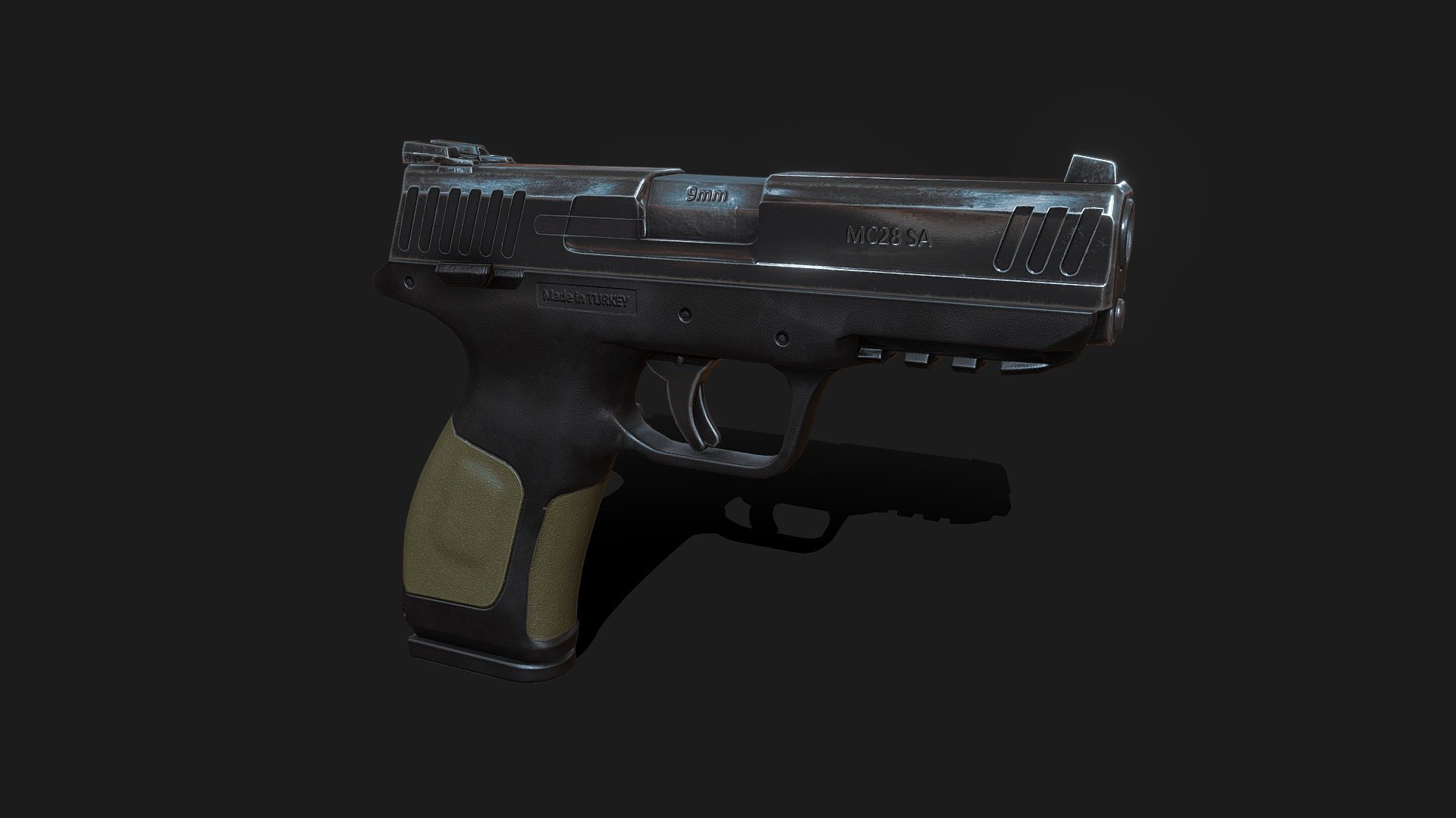 MA28 SA Pistol - 3D model by Bob (@MeBob) [52134b1] - Sketchfab