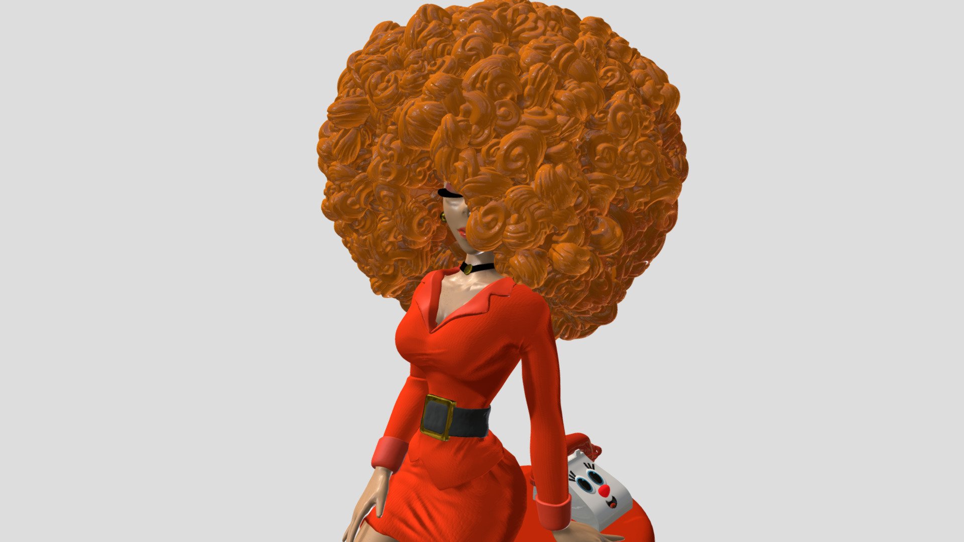 Miss Bellum - 3D model by strato95 [52165c9] - Sketchfab