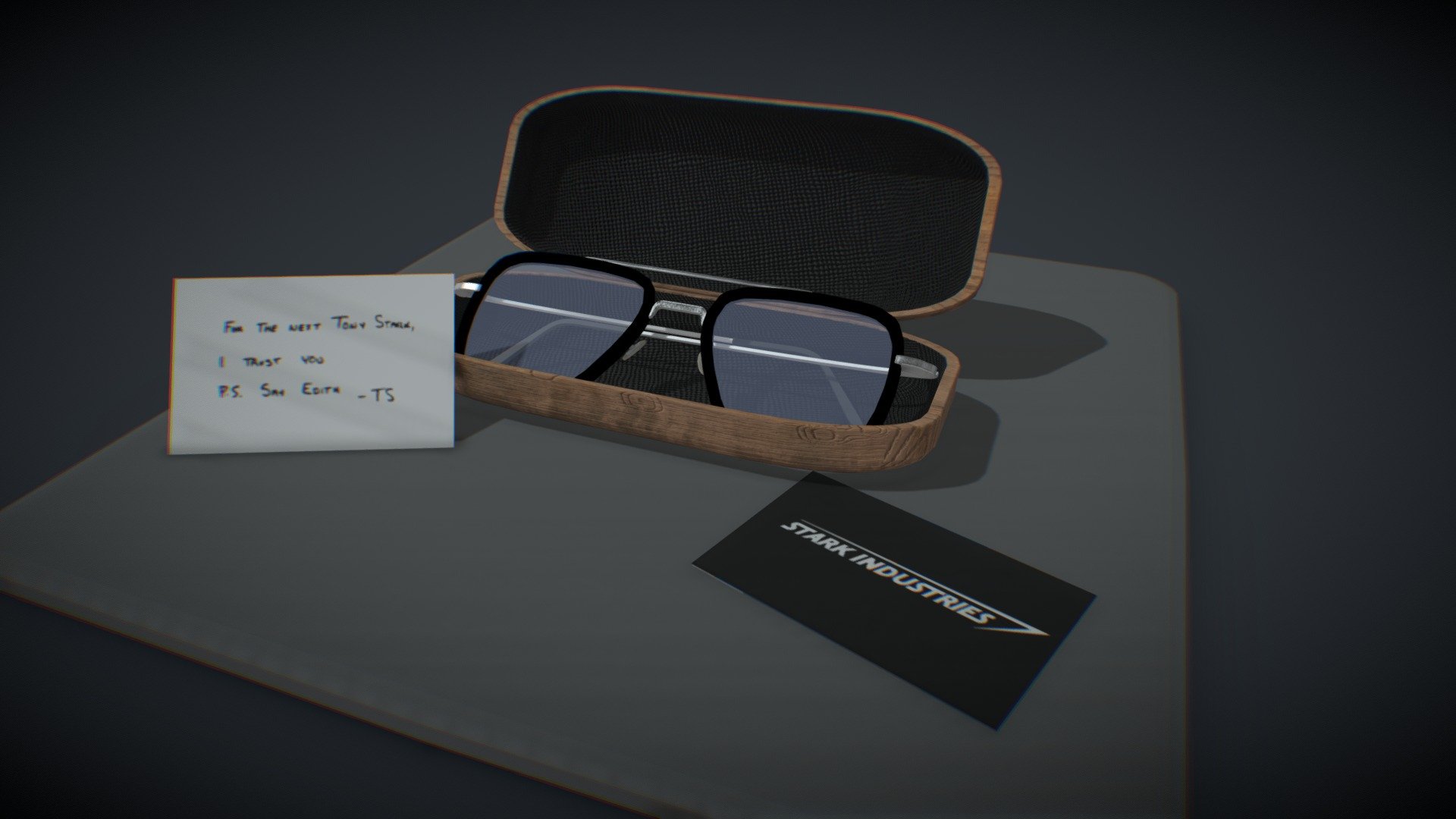 EDITH Glasses | Marvel Universe - 3D model by Fledi (@NelePrivenau ...