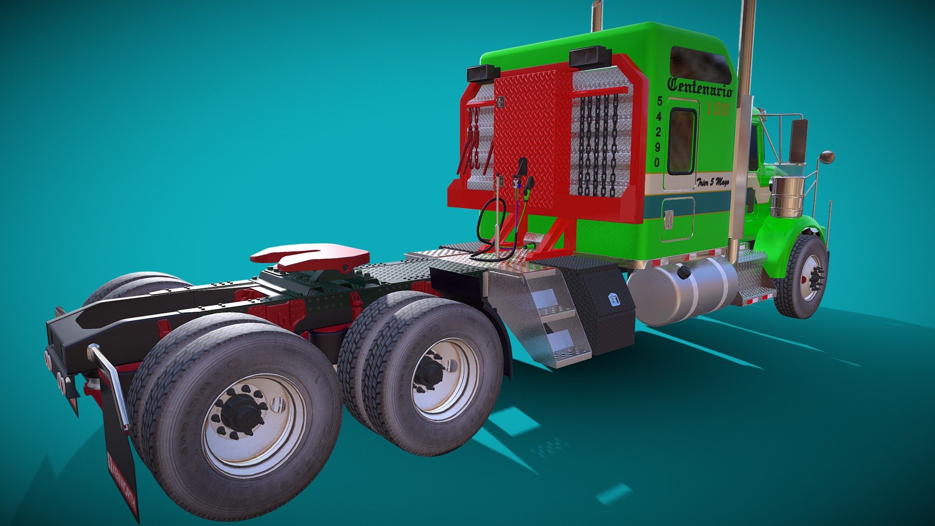 Kenworth T 800 - Download Free 3D model by gelber (@liebherr996litronic ...