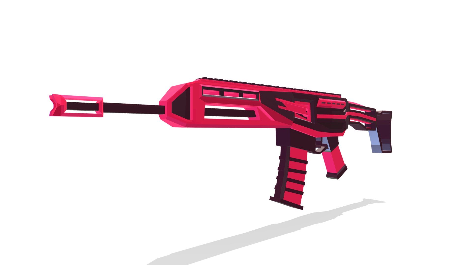 Modern Rifle (Low Poly Roblox Asset) - Download Free 3D model by ...
