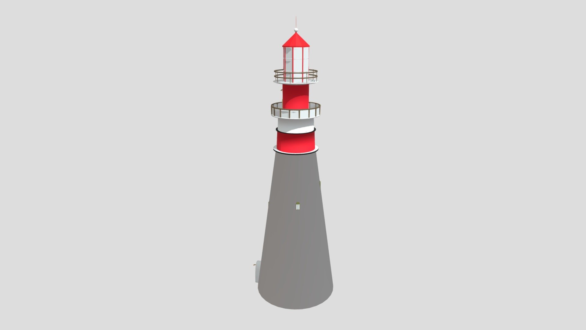 Lighthouse Based On Portland Head - Download Free 3D model by mpburton ...