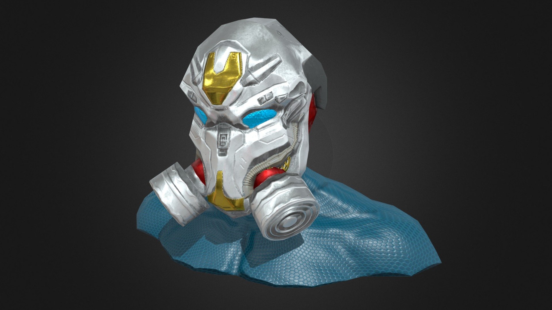 Superhero Bust - Download Free 3D model by ZedFox [5217ee9] - Sketchfab