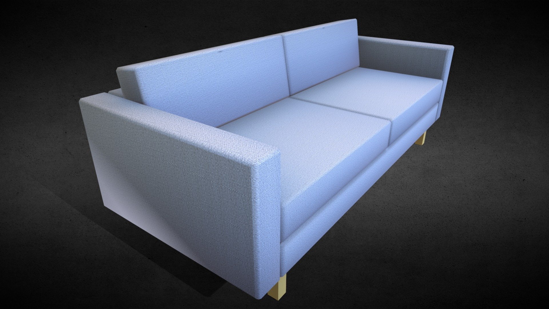 Low Poly Sofa - 3D model by id3644 [5218f4d] - Sketchfab