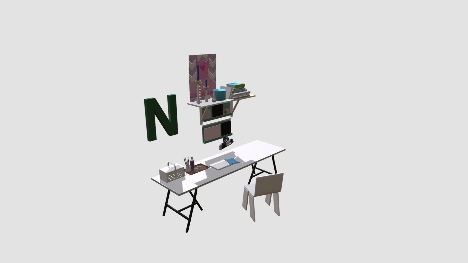 office set - Buy Royalty Free 3D model by Evermotion [52190e2 ...