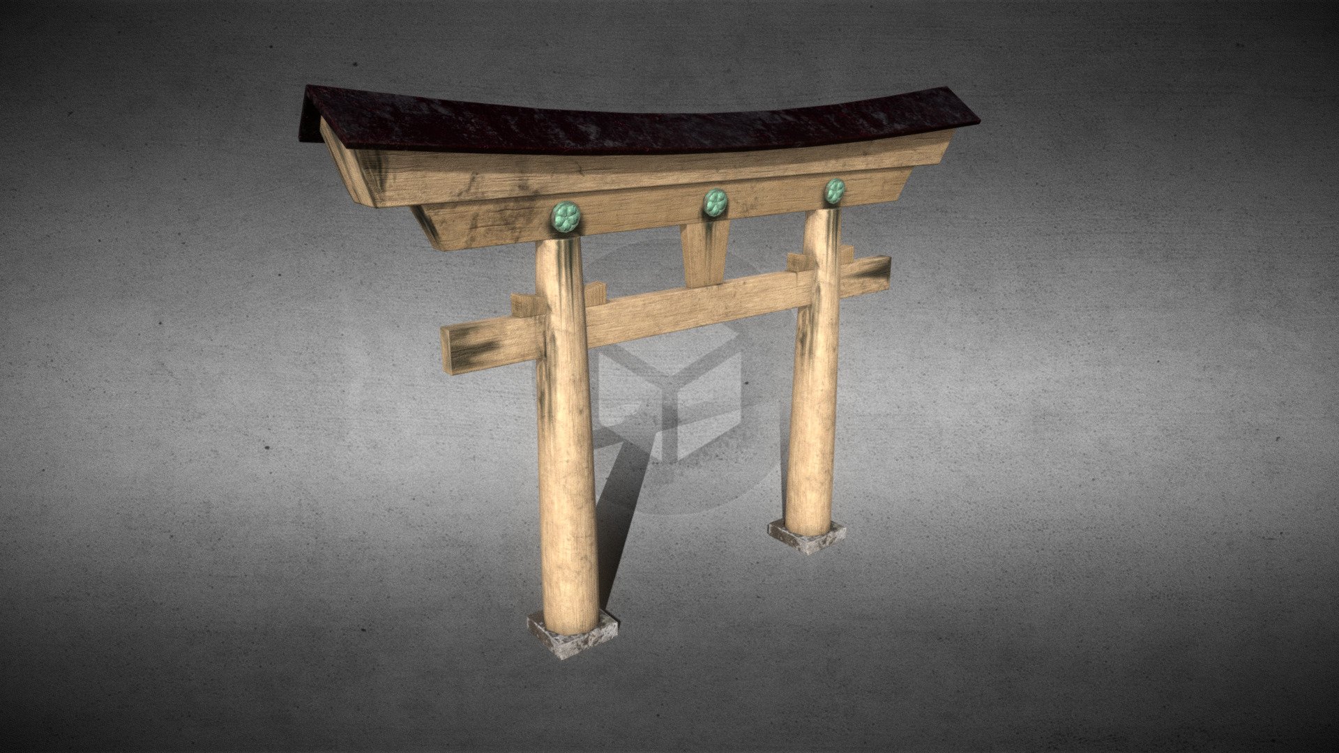 Torii Gate - 3D model by KerryMortensen [5219420] - Sketchfab