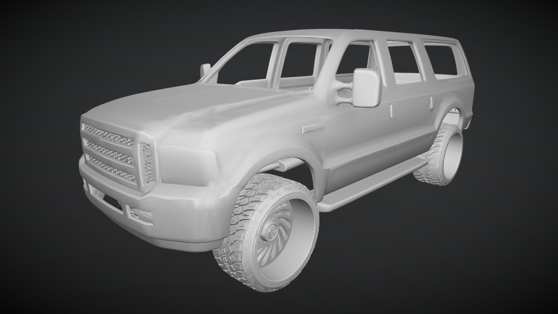 Ford Excursion - Buy Royalty Free 3D model by JaviHow (@javihow7 ...