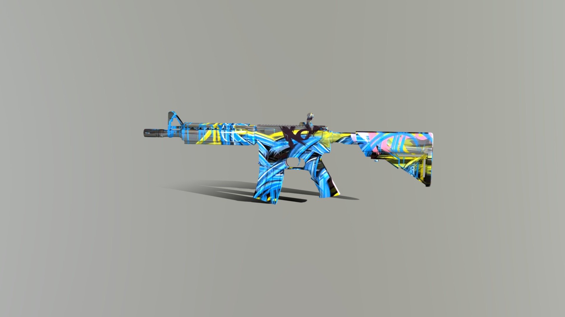 M4a4 - 3D model by FGpep [521a06f] - Sketchfab