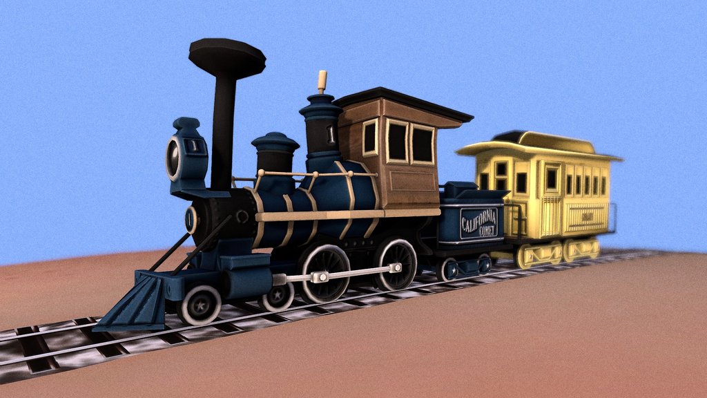 steam locomotive - A 3D model collection by lsx4759 - Sketchfab