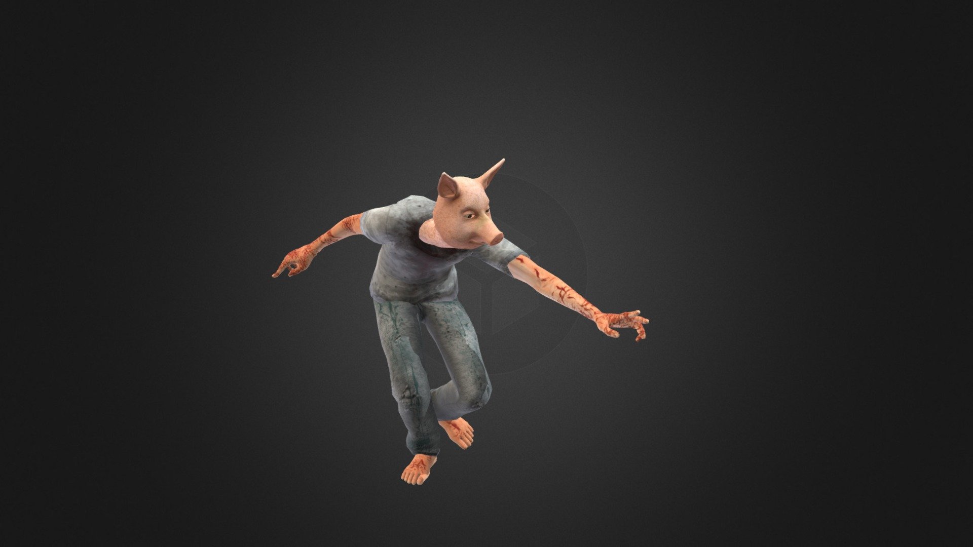 Pig Man - 3D model by zaidi40621 (@xaidi40621) [521e918] - Sketchfab