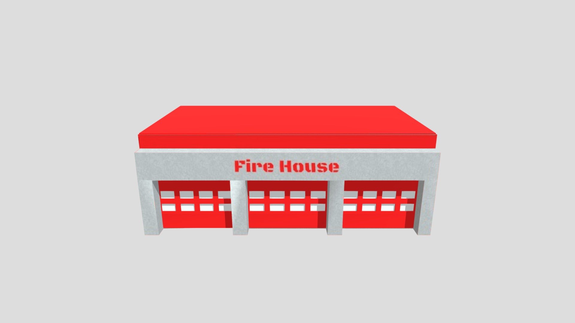 Fire House - Download Free 3D model by USAMA TAHIR (@USAMAtAHIR ...