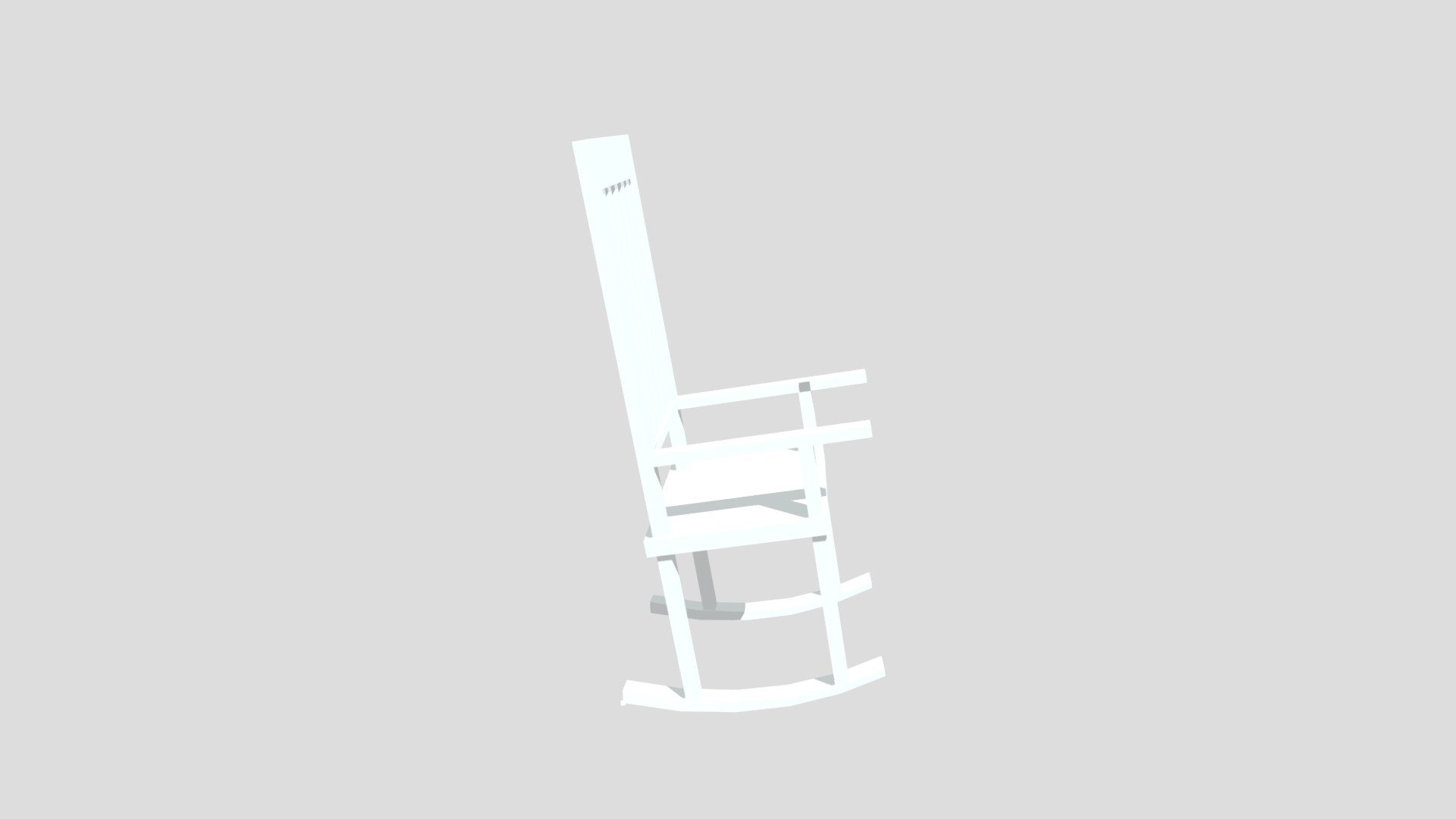 rockingchair - 3D model by kristynasadrikova [52209fc] - Sketchfab