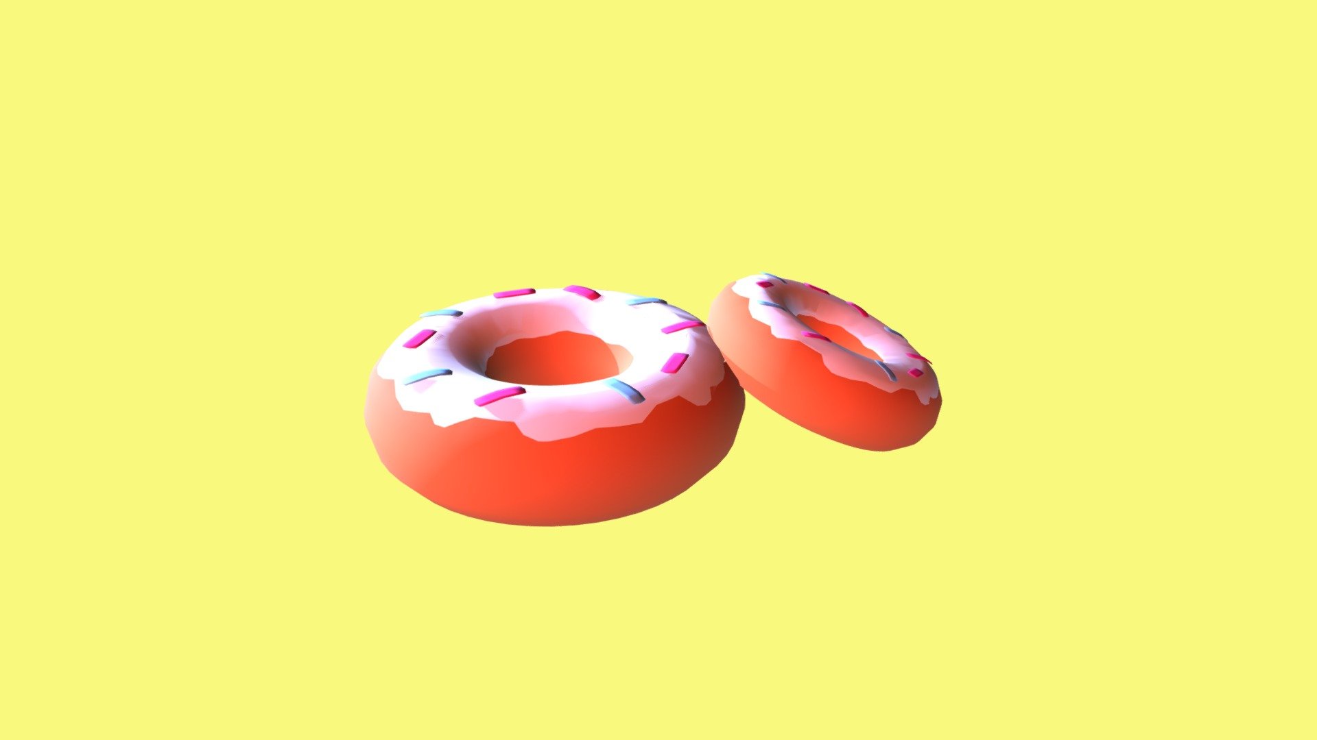 Donuts - 3D model by Fefe (@todescofederica) [5226a56] - Sketchfab