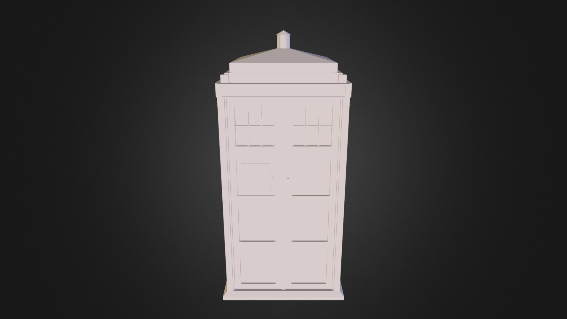 Doctor Who Tardis - 3D model by 3dindustries [5226b0f] - Sketchfab