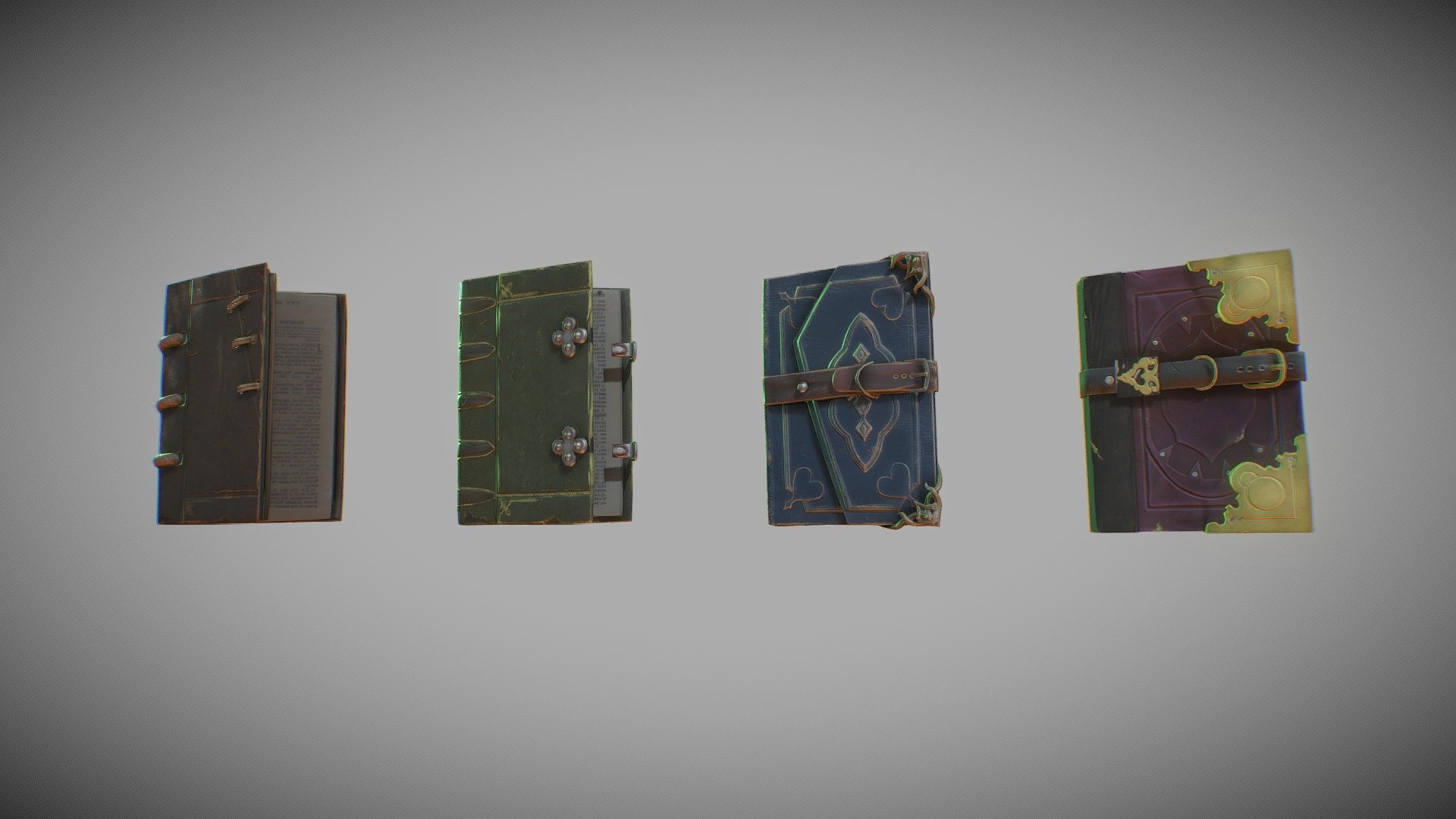 Fantasy Spellbooks - 3D model by Pixelated Adventures ...