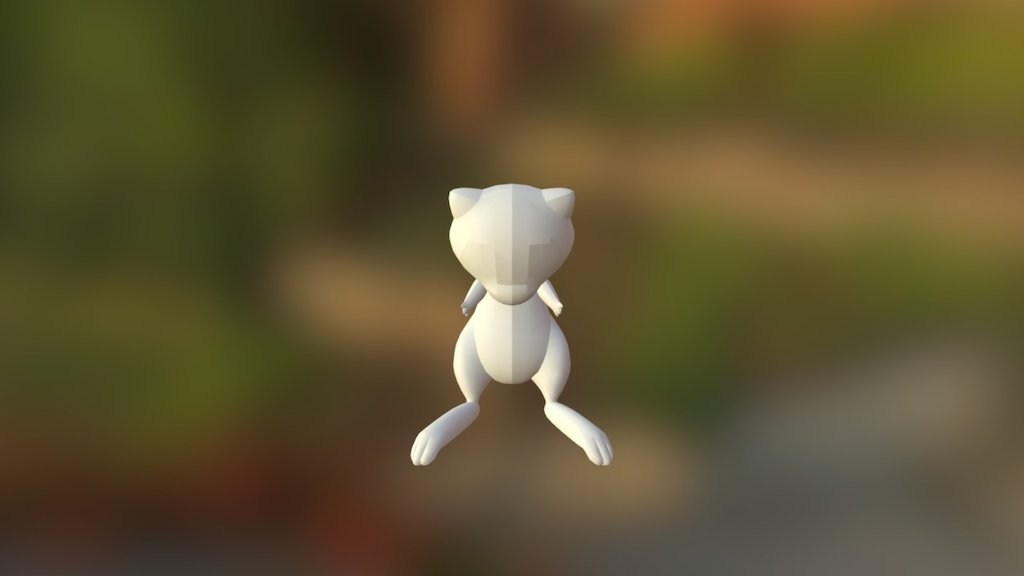 Mew - Pokémon - 3D model by spripri15 [522b252] - Sketchfab