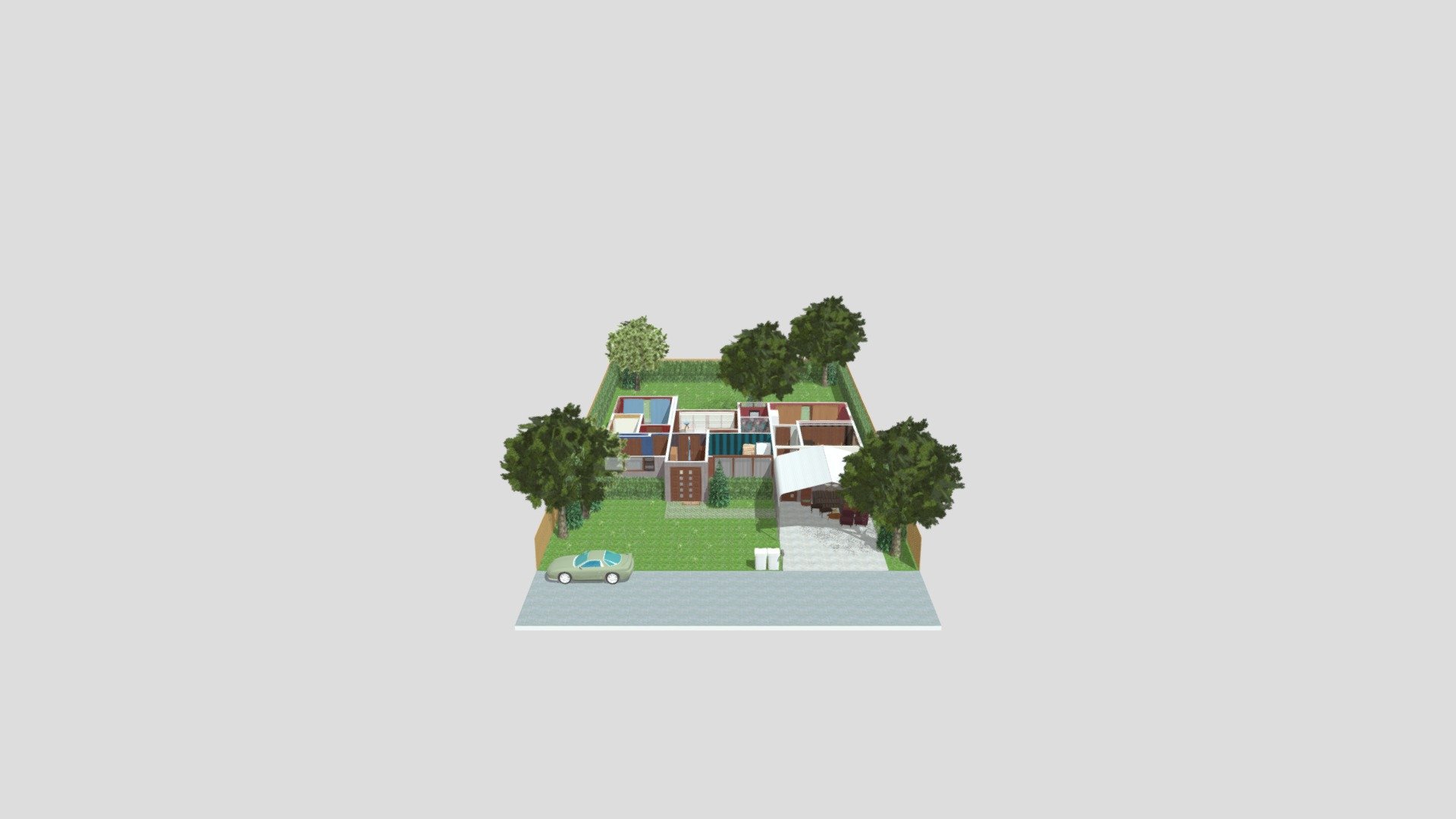 Mid Century Mess Flip - Download Free 3D model by Home Design 3D ...