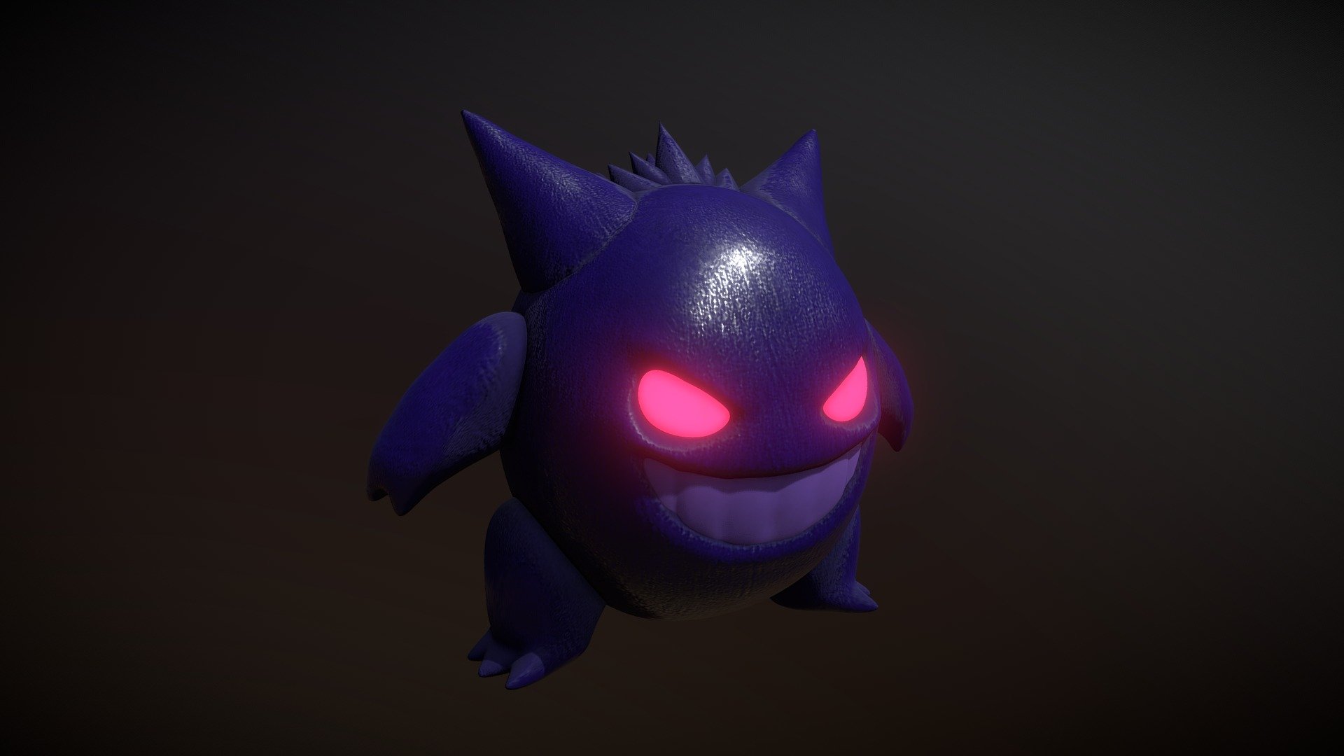 Gengar - 3D model by bernuzzi.emiliane [522f0ef] - Sketchfab