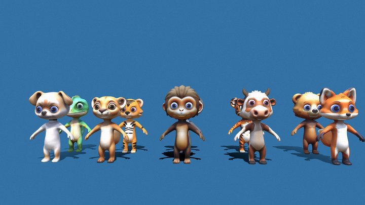 Monkey 3D models - Sketchfab
