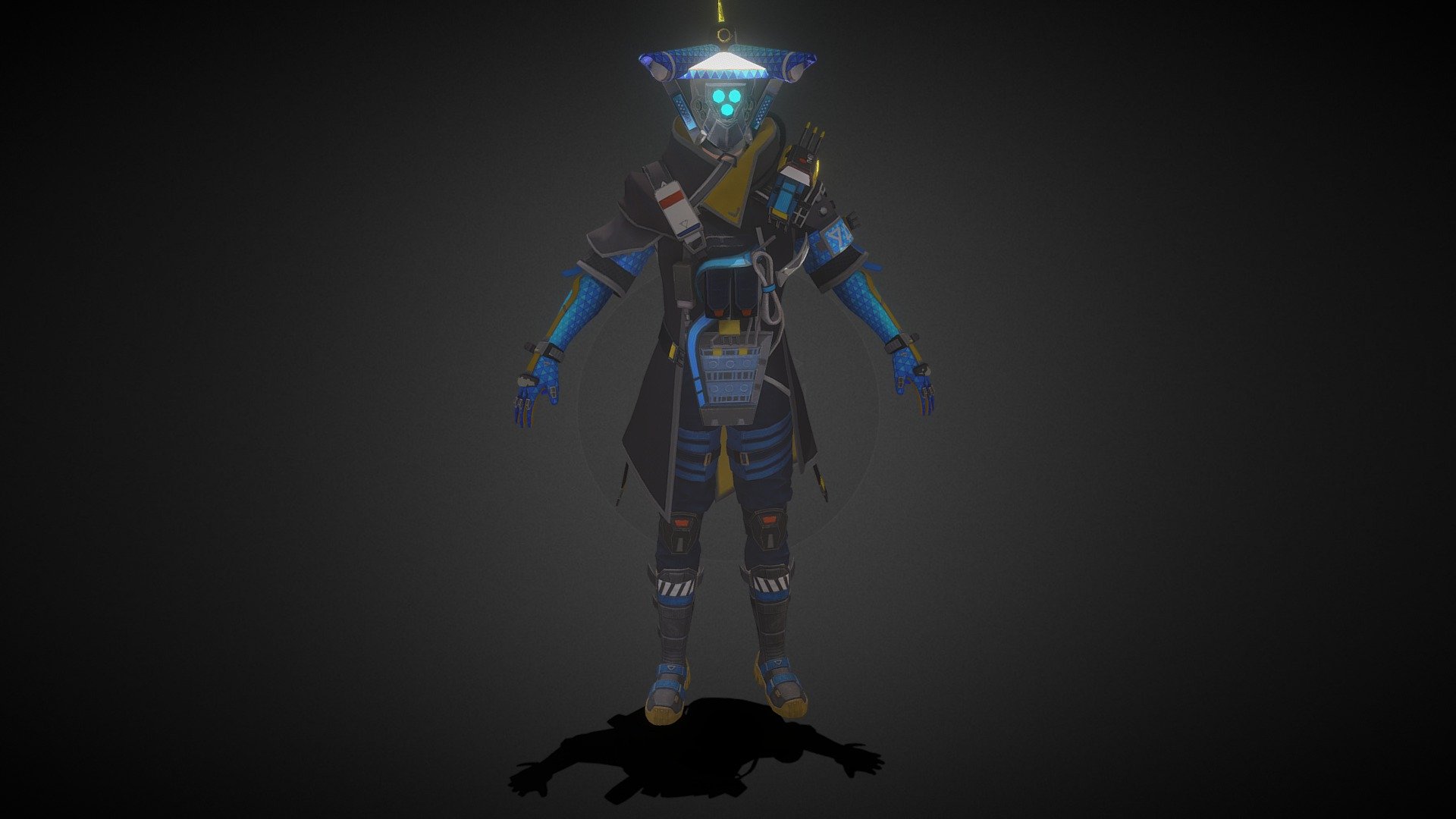 Psy Op Samurai Set By LEVINXGAMING | BLEND|| rig - Download Free 3D ...