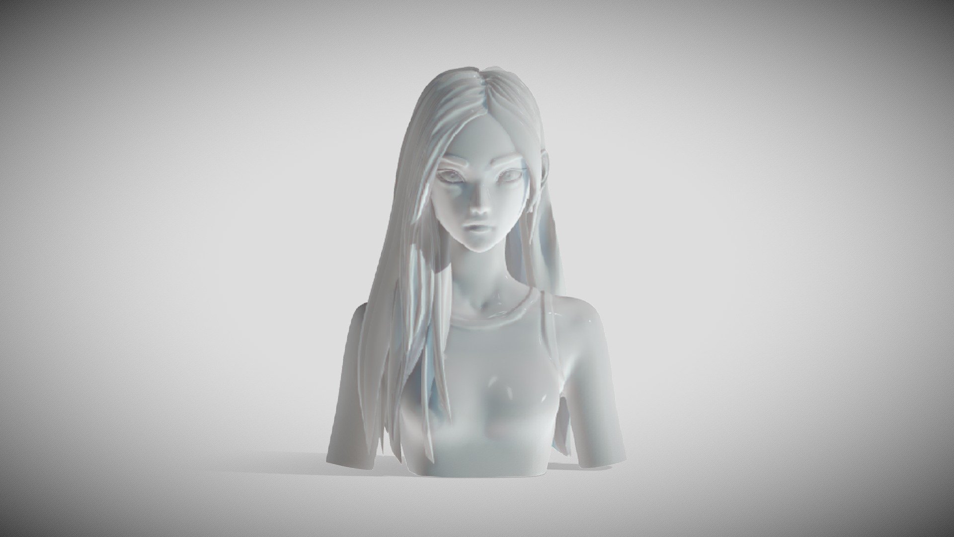 Sharon Valencia - Bust Head - 3D Sculpting UMN - 3D model by sharonvalencia [5232af6] - Sketchfab