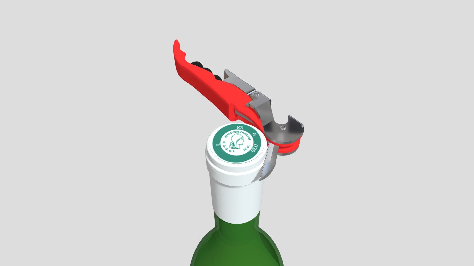 Wine Bottle - Animated 2 - 3D model by Keith.Pearey [5232c13] - Sketchfab