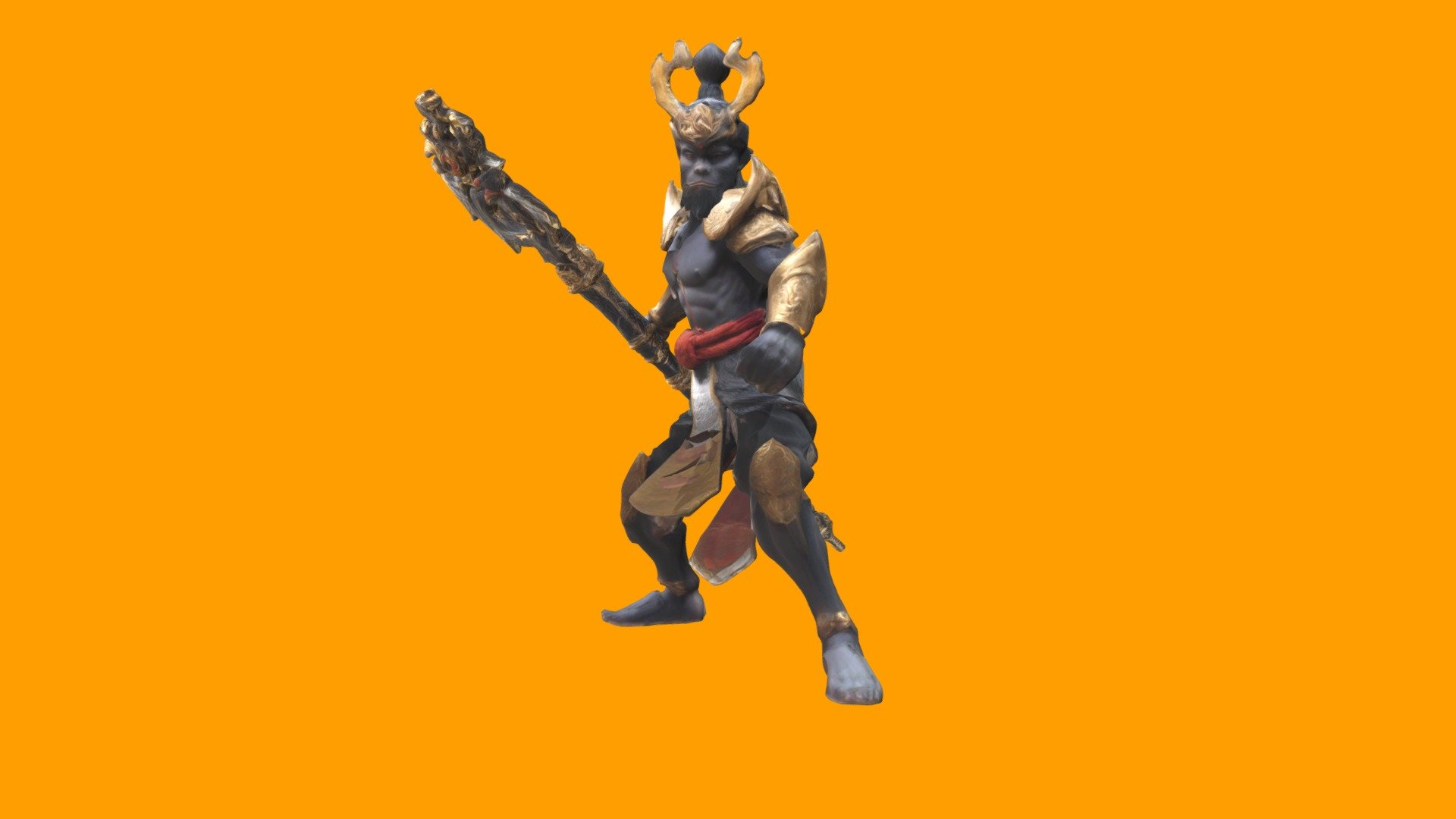 Monkey Black Myth Wukong - Buy Royalty Free 3D model by NextLevelModels ...