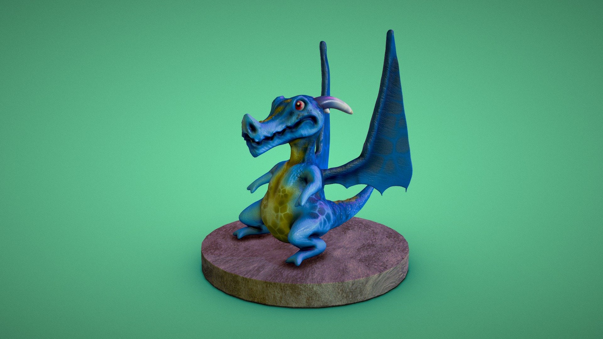 Mini Dragon - 3D model by Andres_Krca (@AndresKrca) [52346d9] - Sketchfab