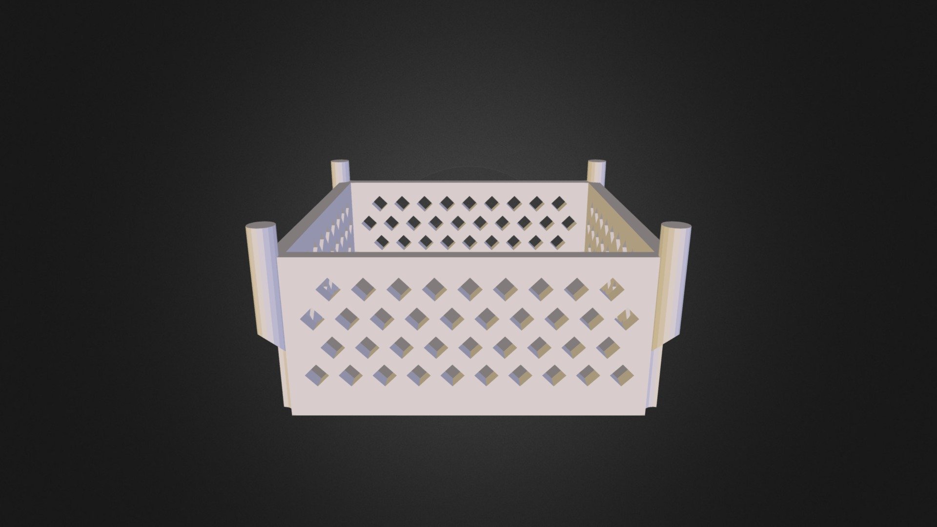 Stackable Basket - V o - 3D model by 3dindustries [52347c4] - Sketchfab