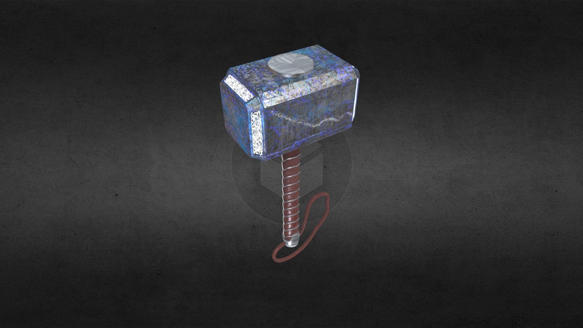 Week challenge 48 - Mjolnir - 3D model by jordillobre [52363c9] - Sketchfab