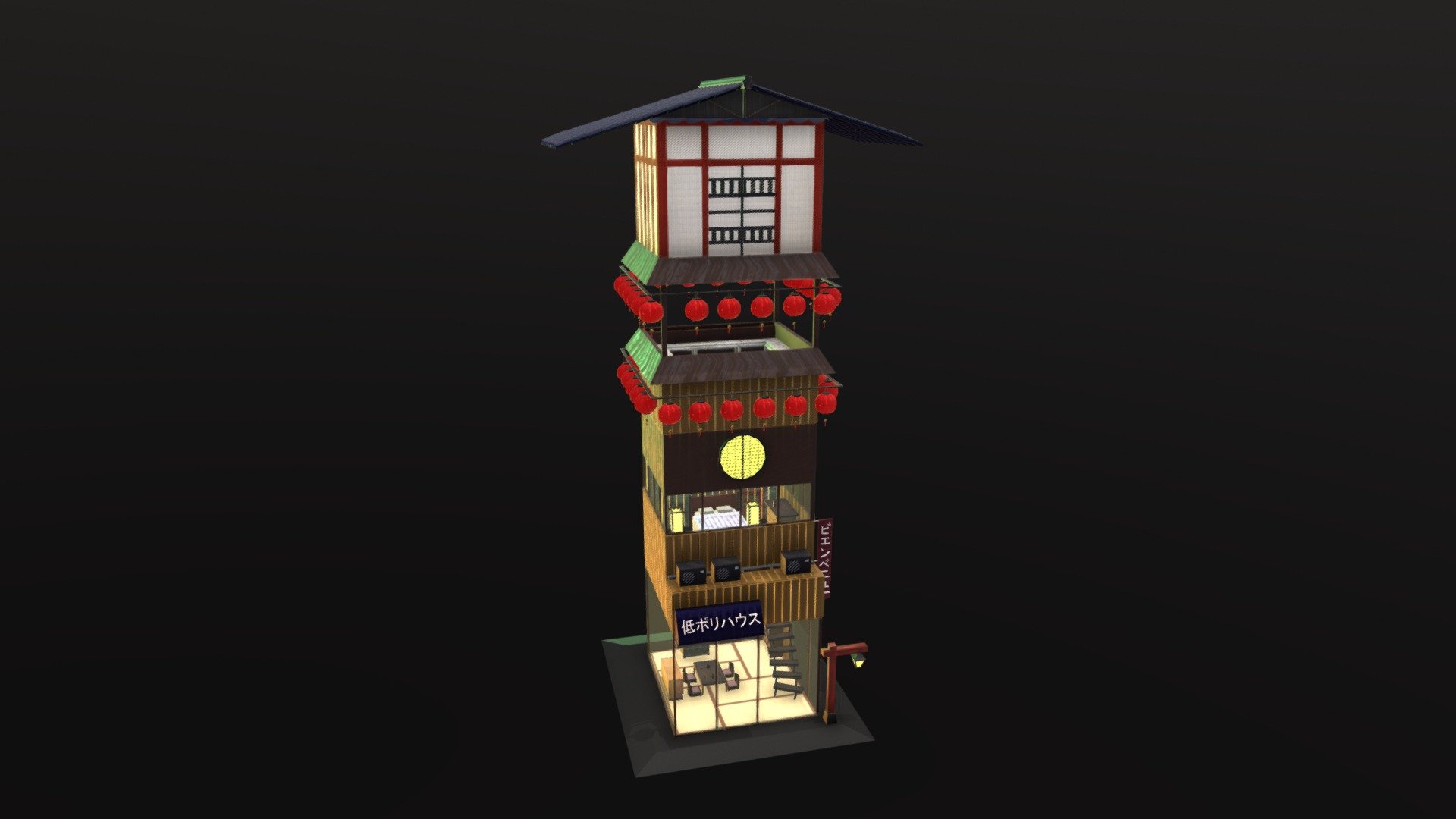 Japanese House - 3D model by maelle.godbille [5237890] - Sketchfab