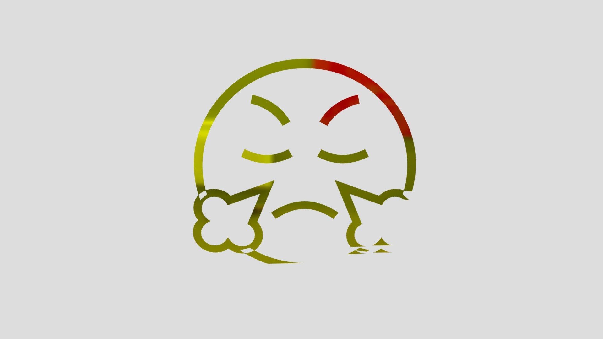 Triumphant Face Emoji - Download Free 3D model by saurabh.buradkar7 ...