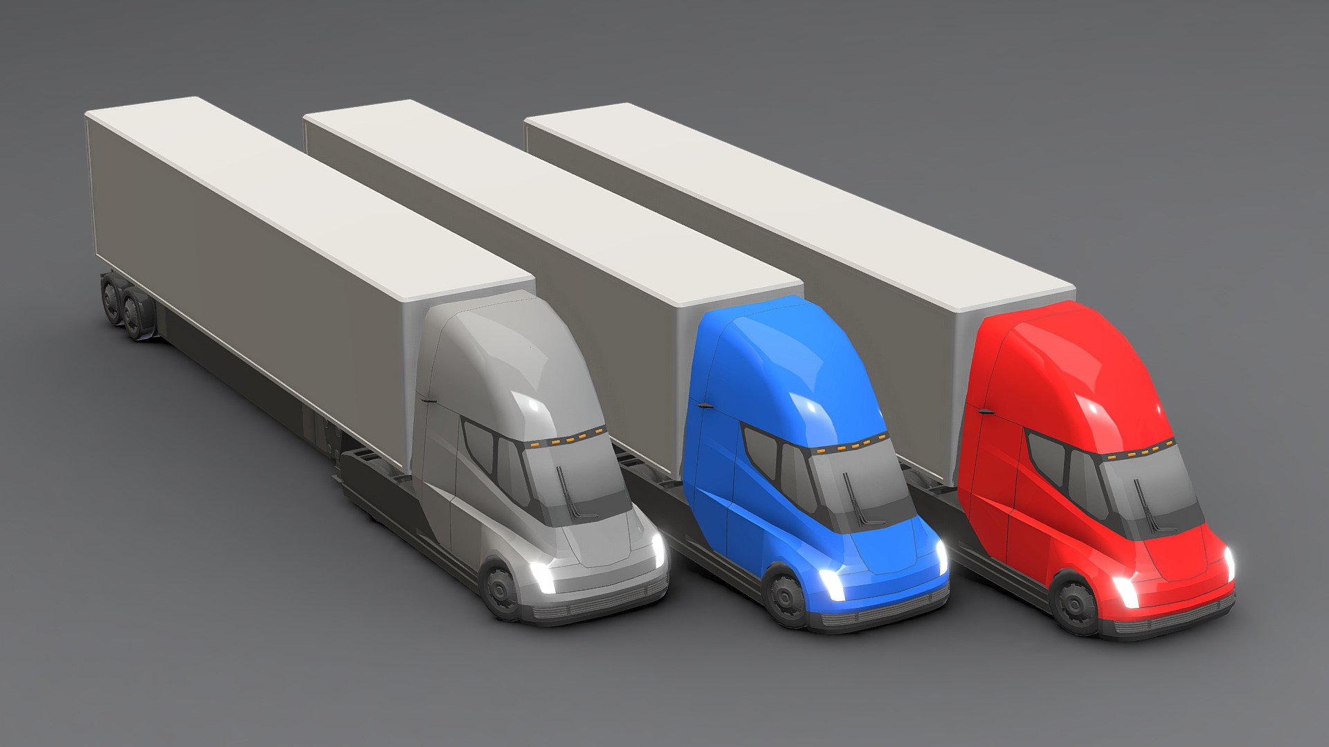 Tesla Semi Truck 2023 - 3D model by Sidra (@Sidramax) [5238f21] - Sketchfab