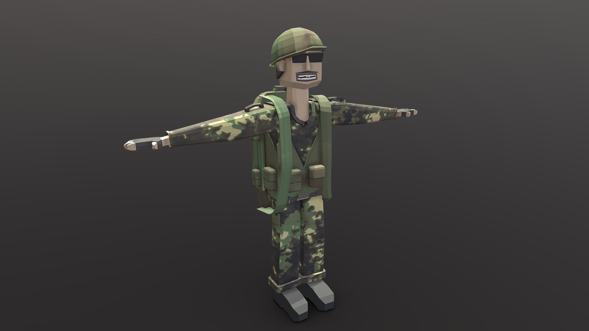 soldier lowpoly - Download Free 3D model by AnishRoyalinc [523acd8 ...