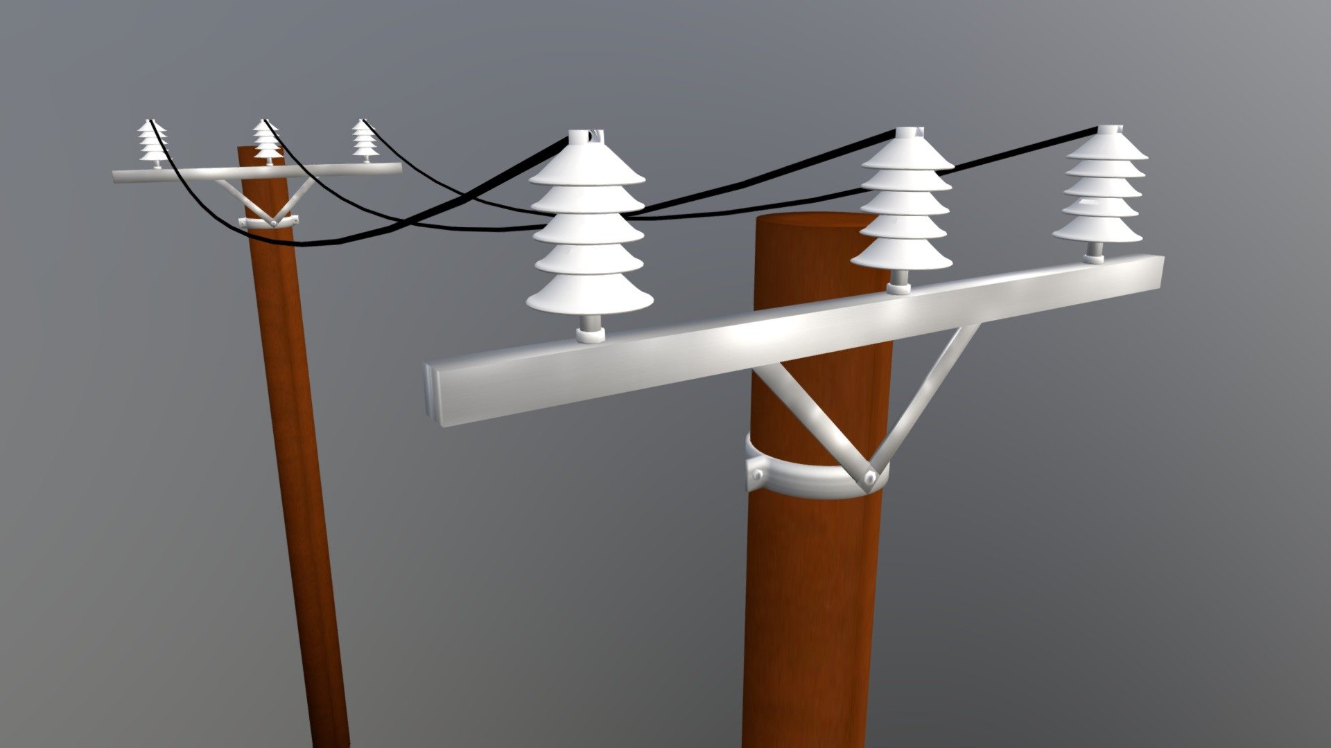 Electric Pole - 3D model by nijjar creative (@nijjarcreative) [523c424 ...